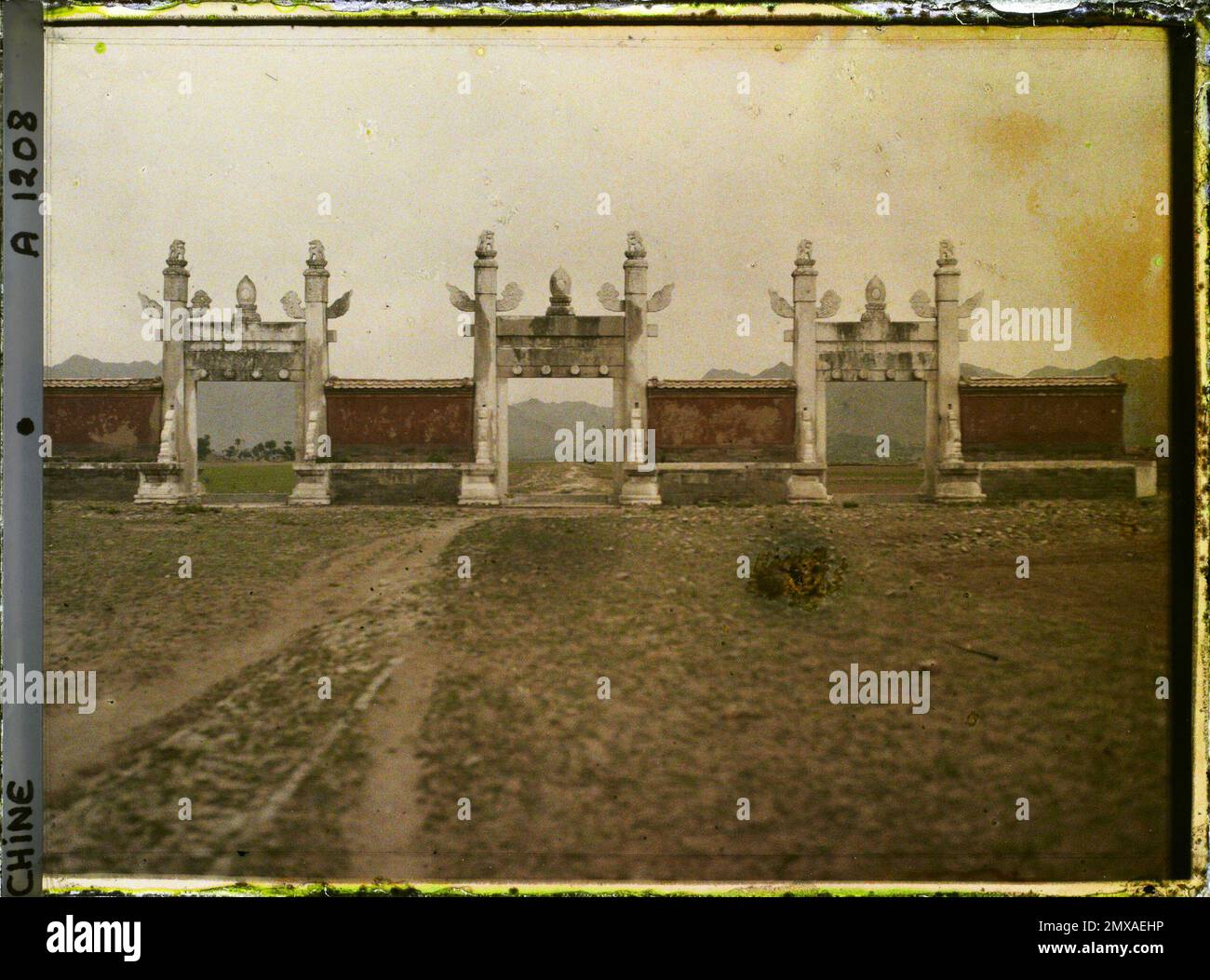 Changping, China Ming Shisanling ("Thirteen Ming Tombs") , 1913 - China ...