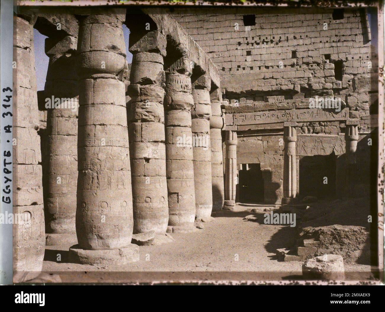 Temple archaeological vestige column egyptian polytheism habitat hi-res ...