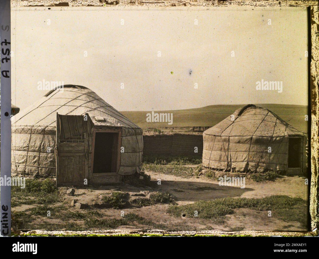 Surroundings of Kalgan, China in the steppe , 1912 - China - Stéphane ...