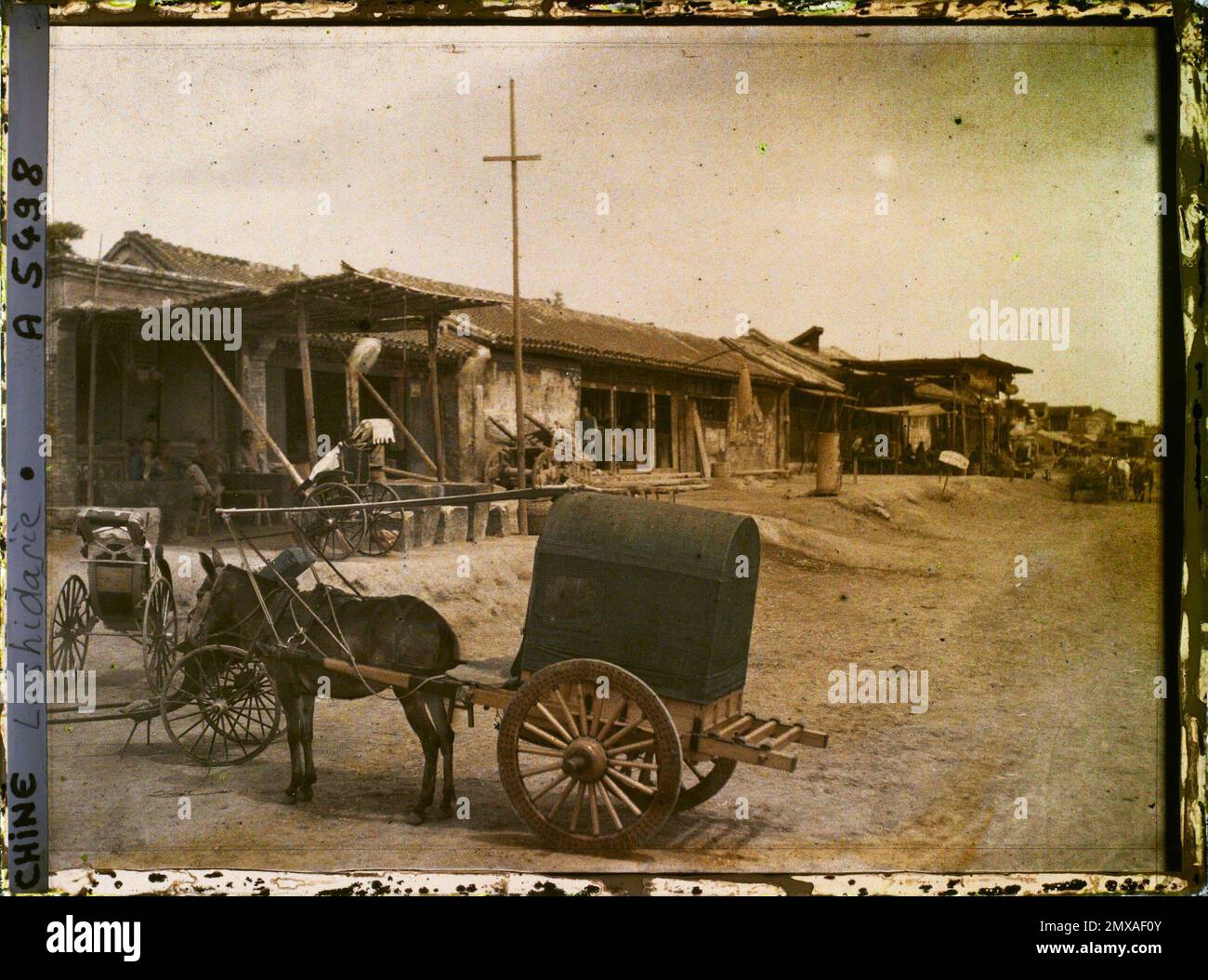 Beijing, China near Fuchengmen , 1913 - China - Stéphane Passet Stock ...