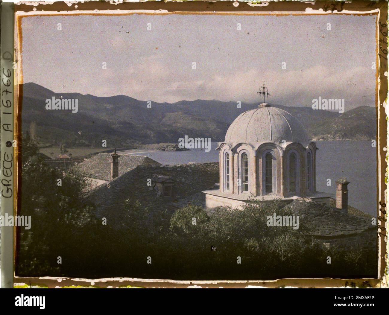 The Vatopedi monastery, Greece , 1918 - Greece - Fernand Cuville ...