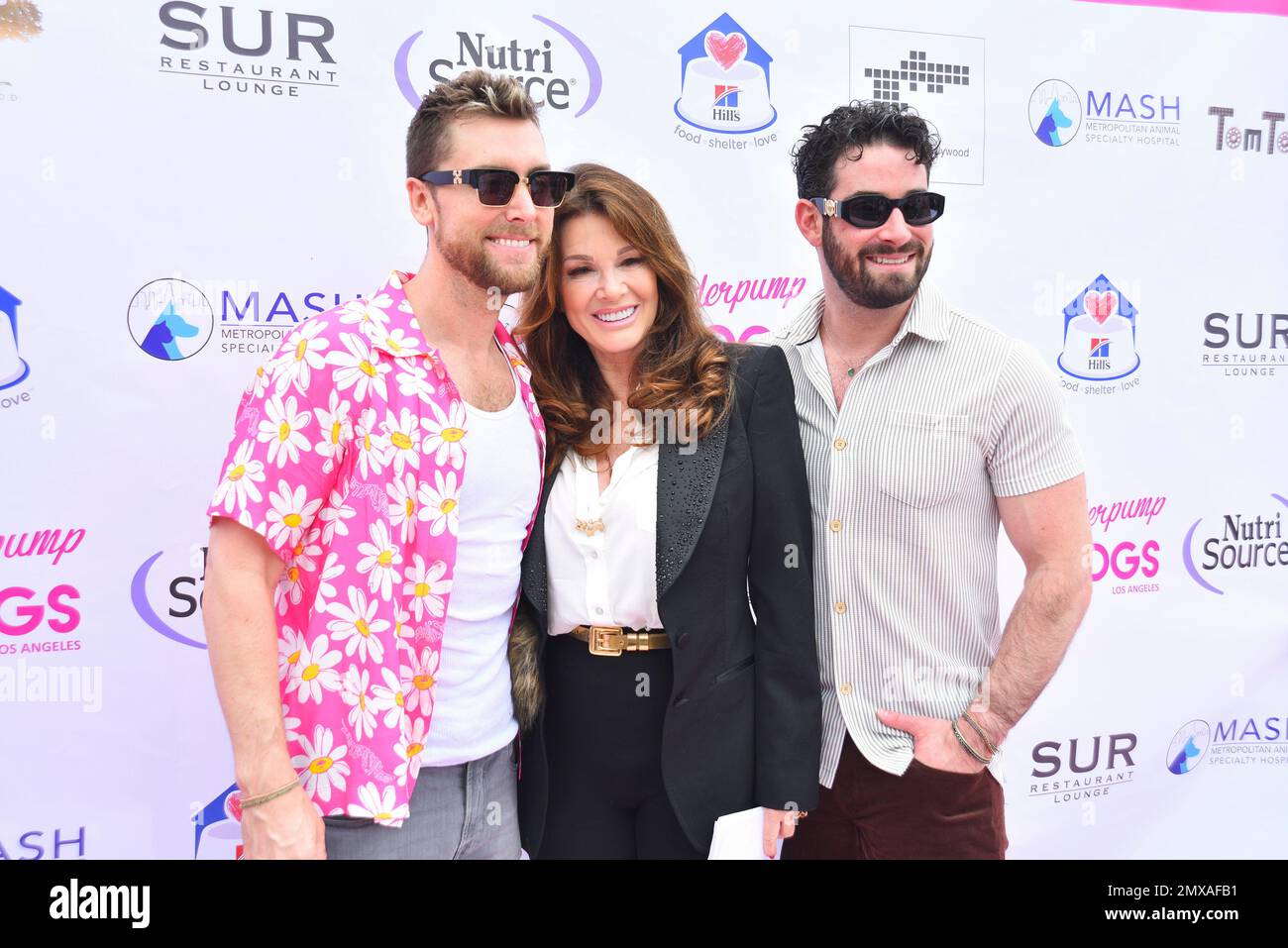 Lance Bass, Lisa Vanderpump, Michael Turchin attends Vanderpump Dogs ...