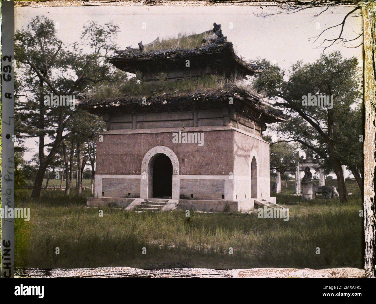 West suburbs of Beijing, China the tomb of Princess Fuhui, also called ...