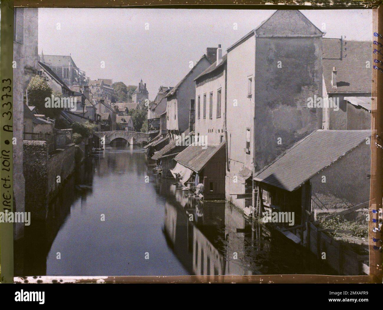 Chartres, France L 'Eure Vue du Pont Saint-Hilaire , 1922 - Chartres (Eure -et -Loir) - Auguste ...