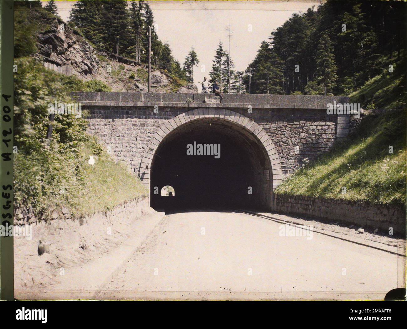 Col de Bussang, Haut-Rhin, Vosges, Alsace, Lorraine, France [Tunnel of ...