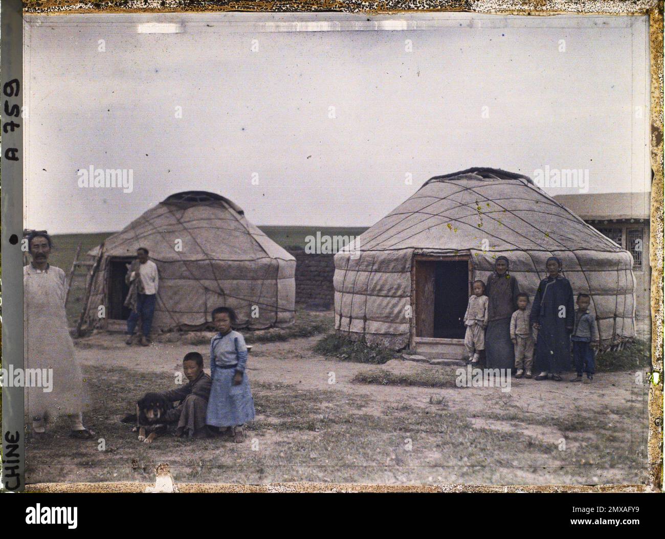 Surroundings of Kalgan, China in the steppe , 1912 - China - Stéphane ...