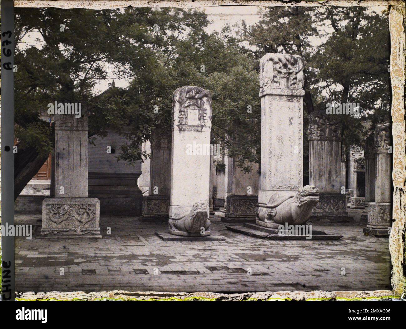 Beijing, China Dongyuemiao ("temple of the peak of the east") , 1912 ...