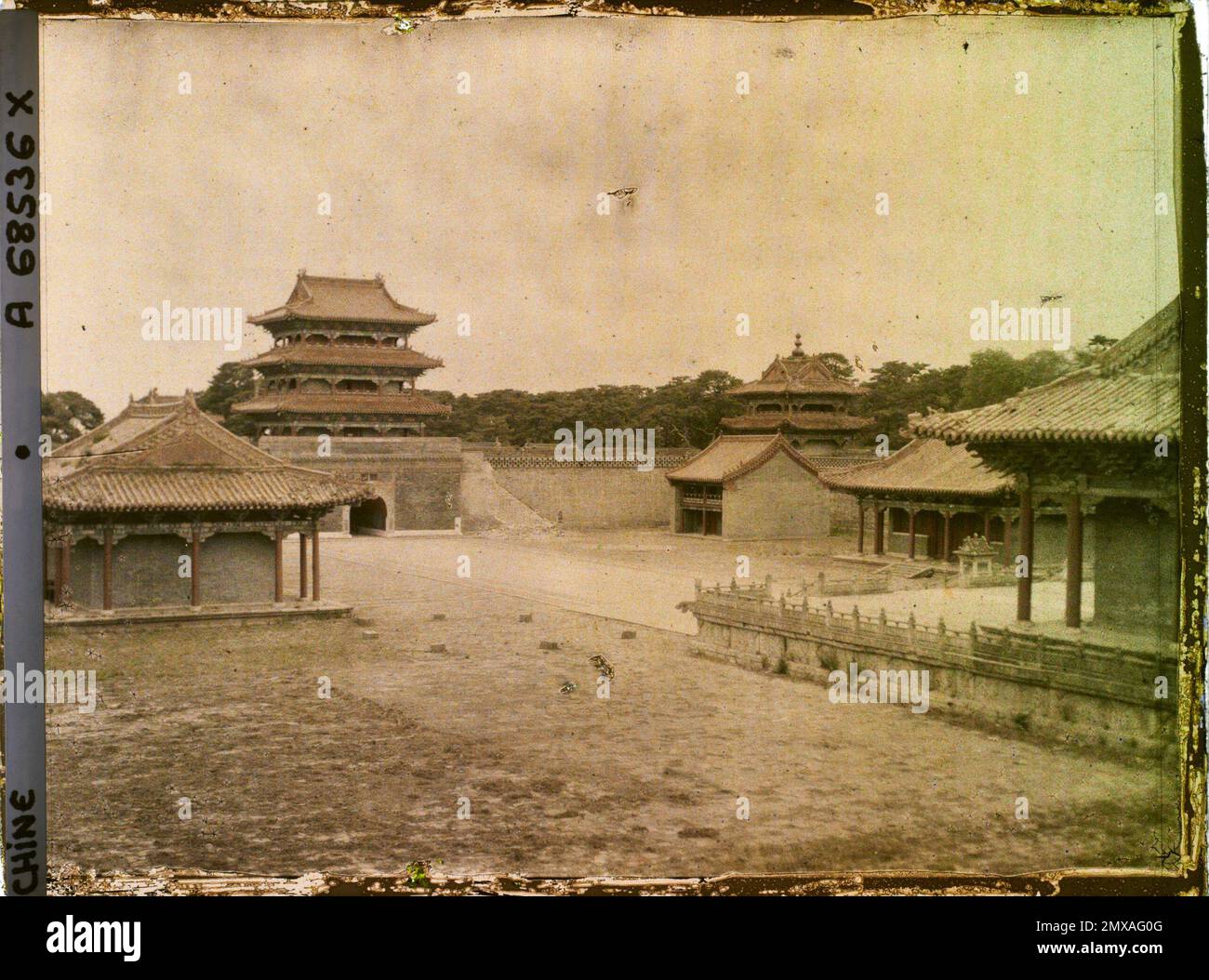 Surroundings of Moukden, China Zhaoling ("luminous tomb"), also called ...