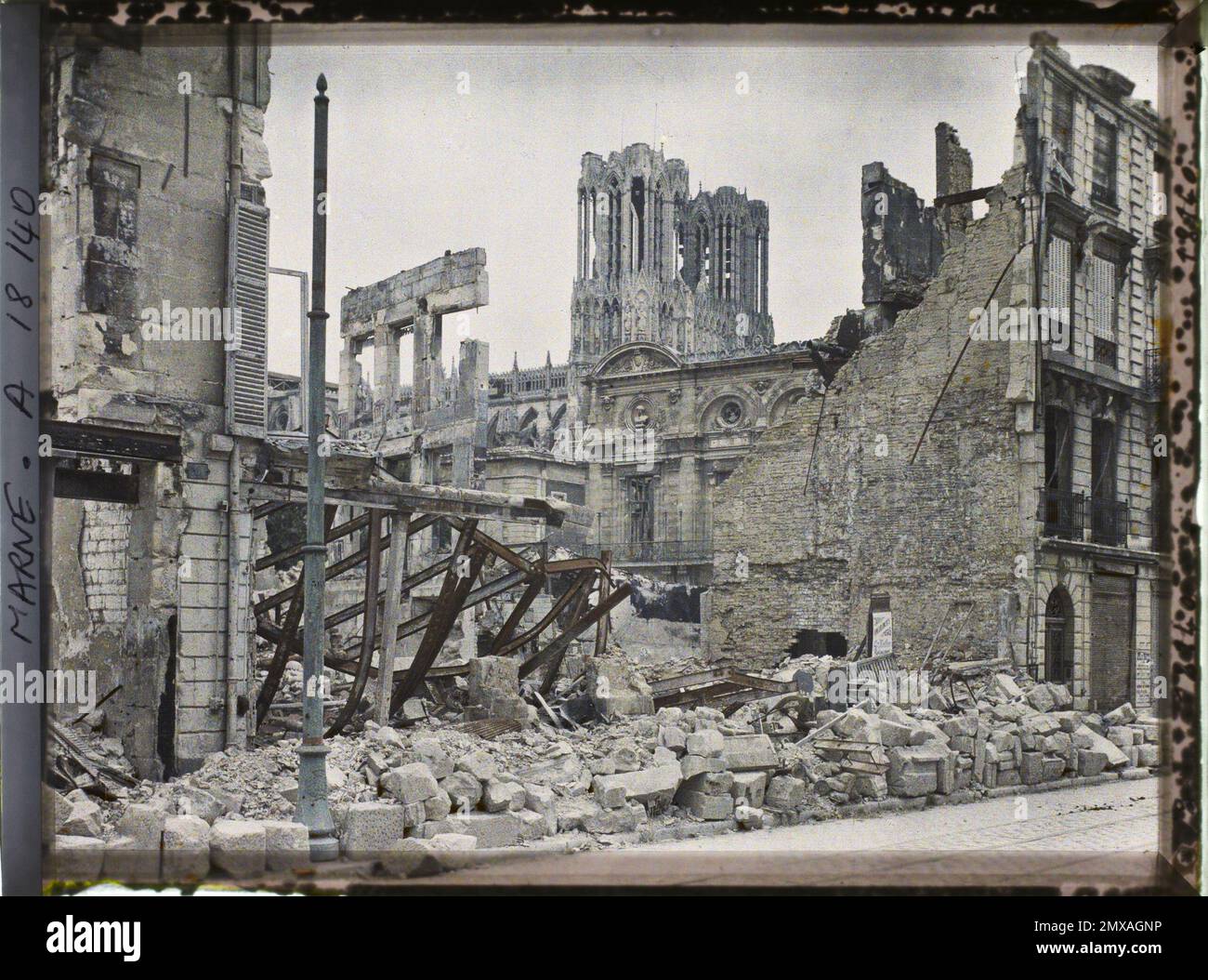 Reims , Marne , Champagne , France , 1919 - Reims - Auguste Léon ...