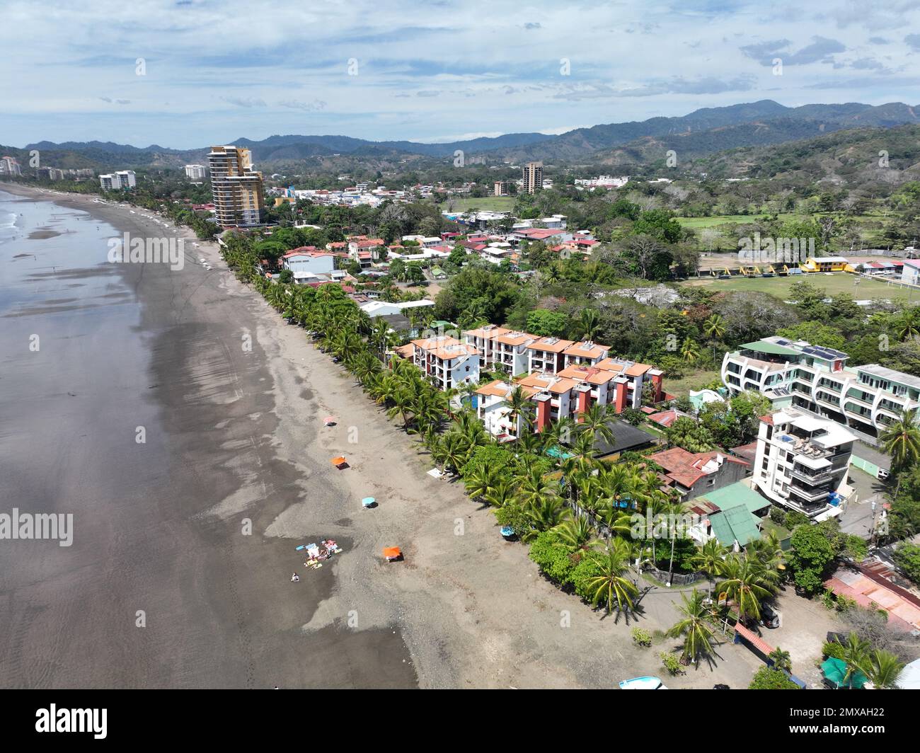 Jaco Beach, Garabito, Costa Rica. Popular beach for surfing, wildlife ...