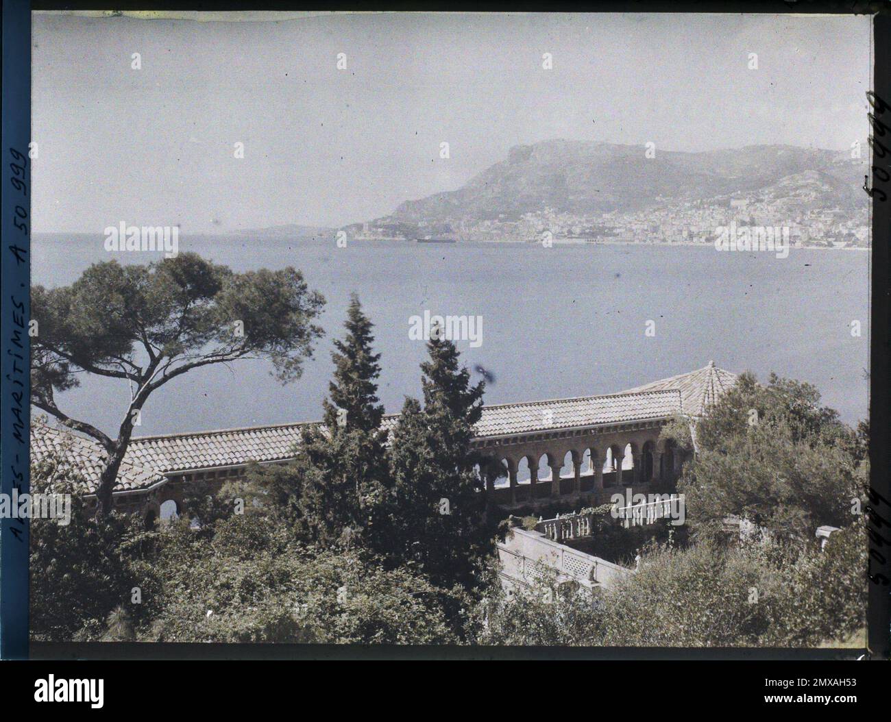 Cap Martin, France part of the large gallery and lower area of the ...