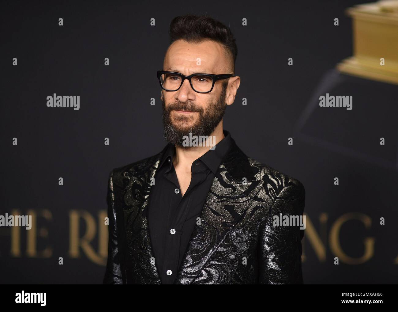 Panos A. Panay, president of the Recording Academy, arrives at the ...