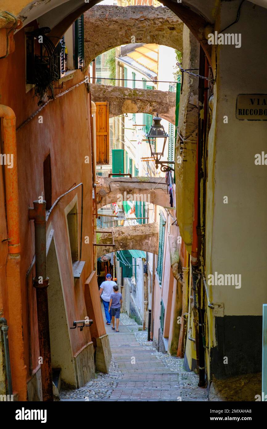 Historical Centre La Pigna, San Remo, Sanremo, Riviera, Liguria, Italy ...