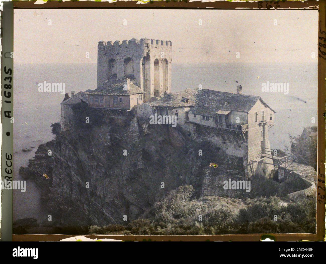 The Grande Laure monastery, Greece the arsenal of the Grande Laure ...