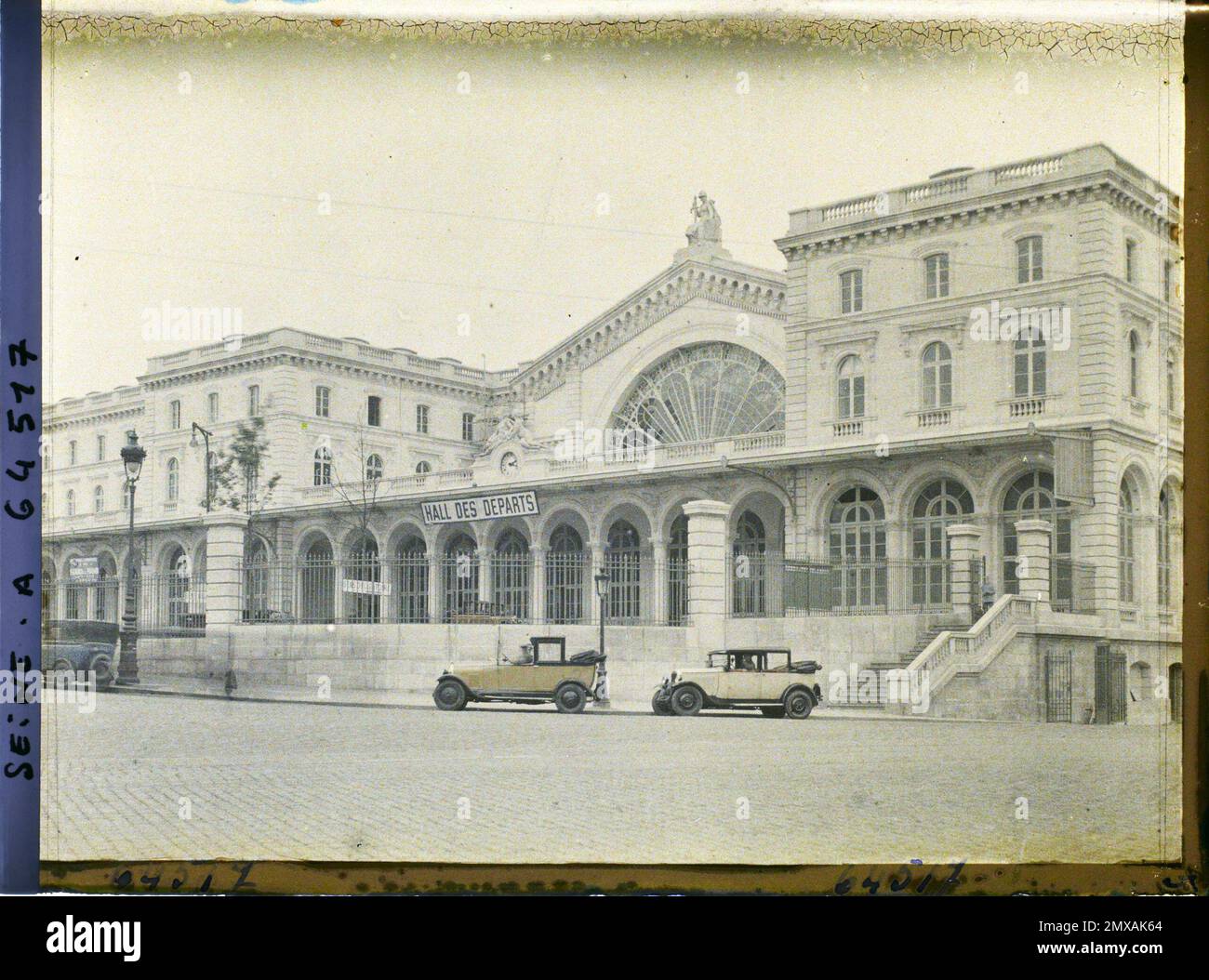 Paris (10th arr.), France Expansion of the East station, the facade of ...