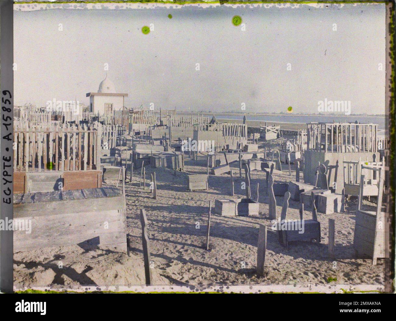 Port-Said, Egypt, Africa Arab cemetery near Lake Menzaleh , 1918 - Near ...