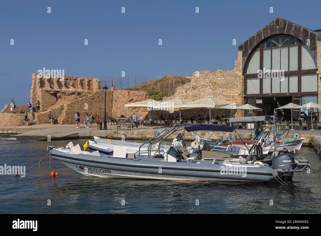 Marina, Chania, Crete, Greece Stock Photo - Alamy