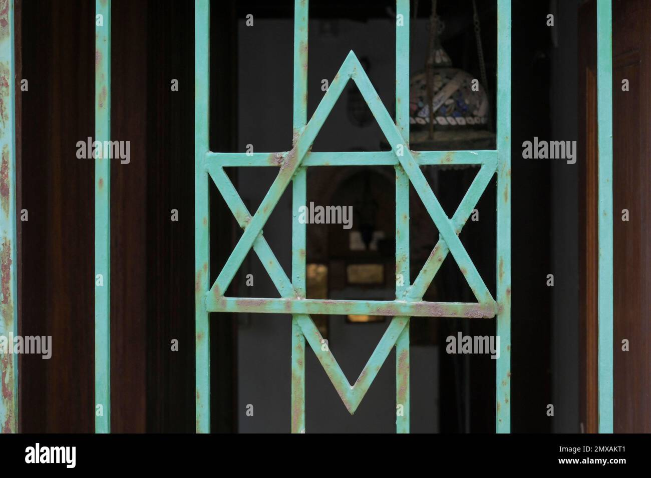 Etz Hayim Synagogue, Evraiki Quarter, Chania, Crete, Greece Stock Photo ...