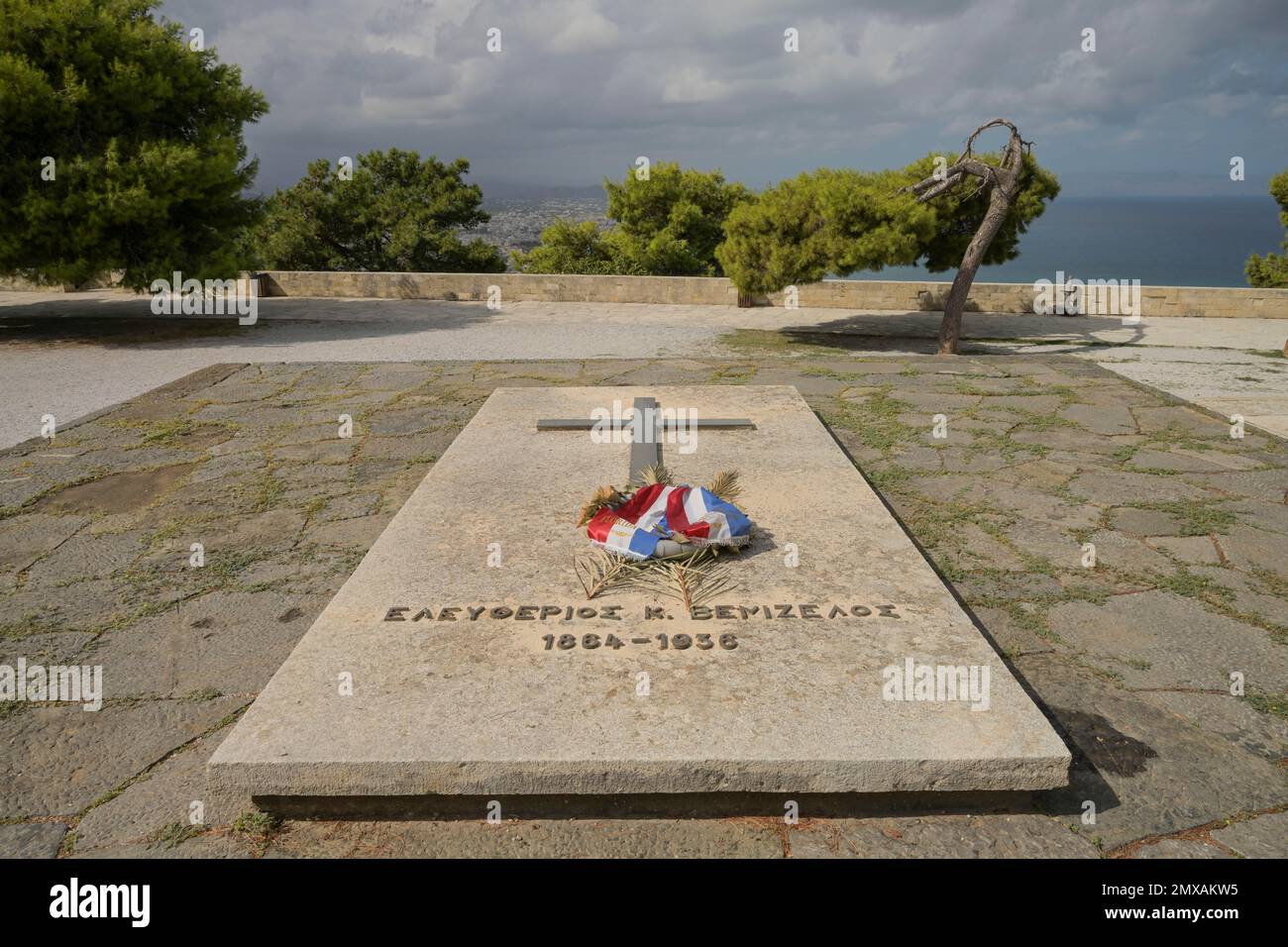 Tomb of Eleftherios Venizelos, Chania, Crete, Greece Stock Photo - Alamy
