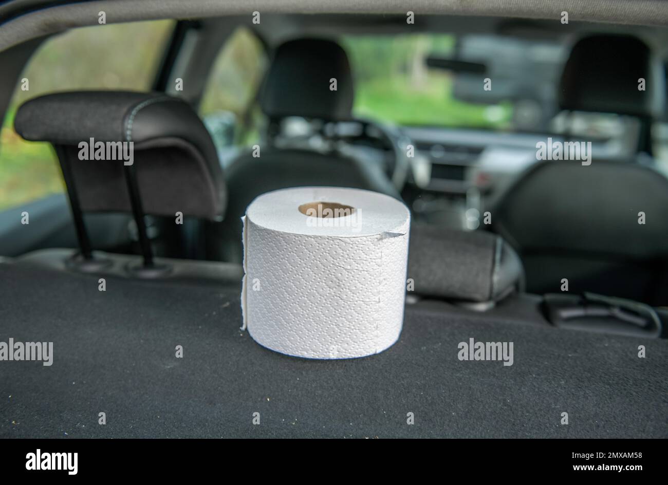 Toilet paper roll car hi-res stock photography and images - Alamy