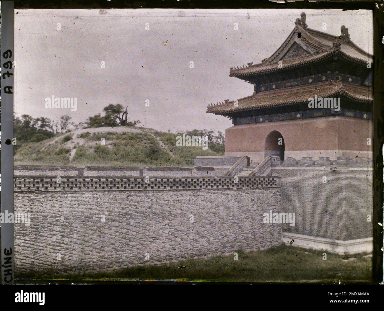 Surroundings of Moukden, China Zhaoling ("luminous tomb"), also called ...