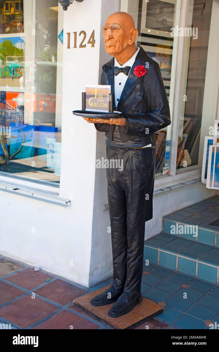 Butler in Shopping Mall, Key West, Florida/ Butler, Key West, Florida ...