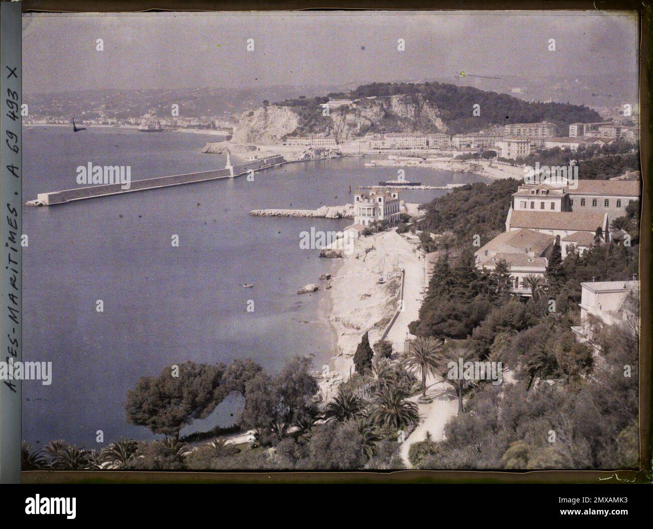 Surroundings of Nice, France Panoramic view to Nice , 1910 - Cap Martin ...