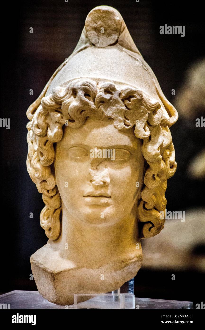 Fragmentary white marble statue of Attis, Egnazia Apulia Archaeological ...