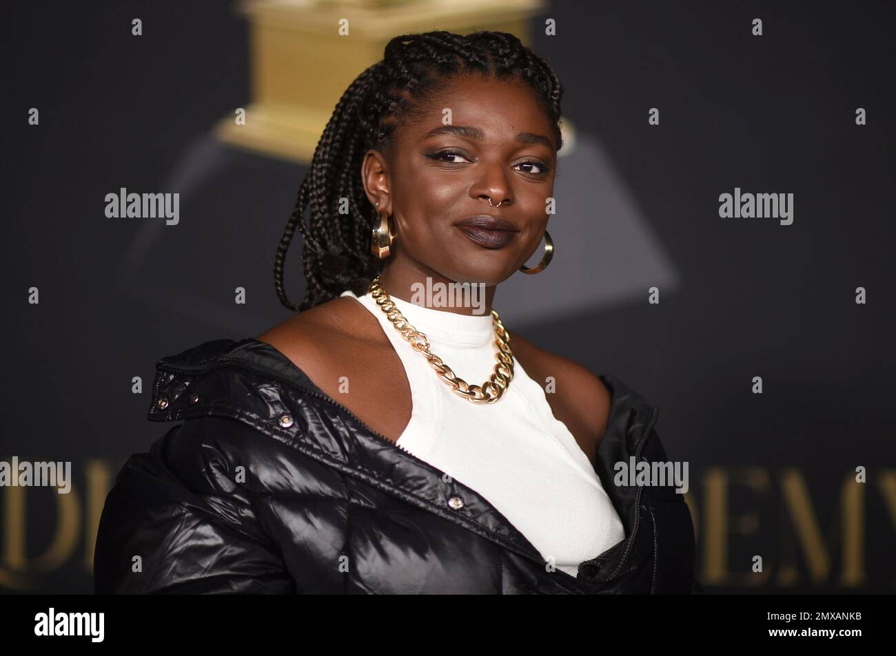 Ogi arrives at the Black Music Collective on Thursday, Feb. 2, 2023, at ...