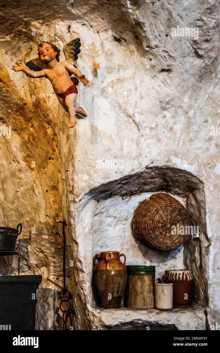 Historic Sassi Cave Apartment Casa Grotta, Matera, Puglia, Matera ...