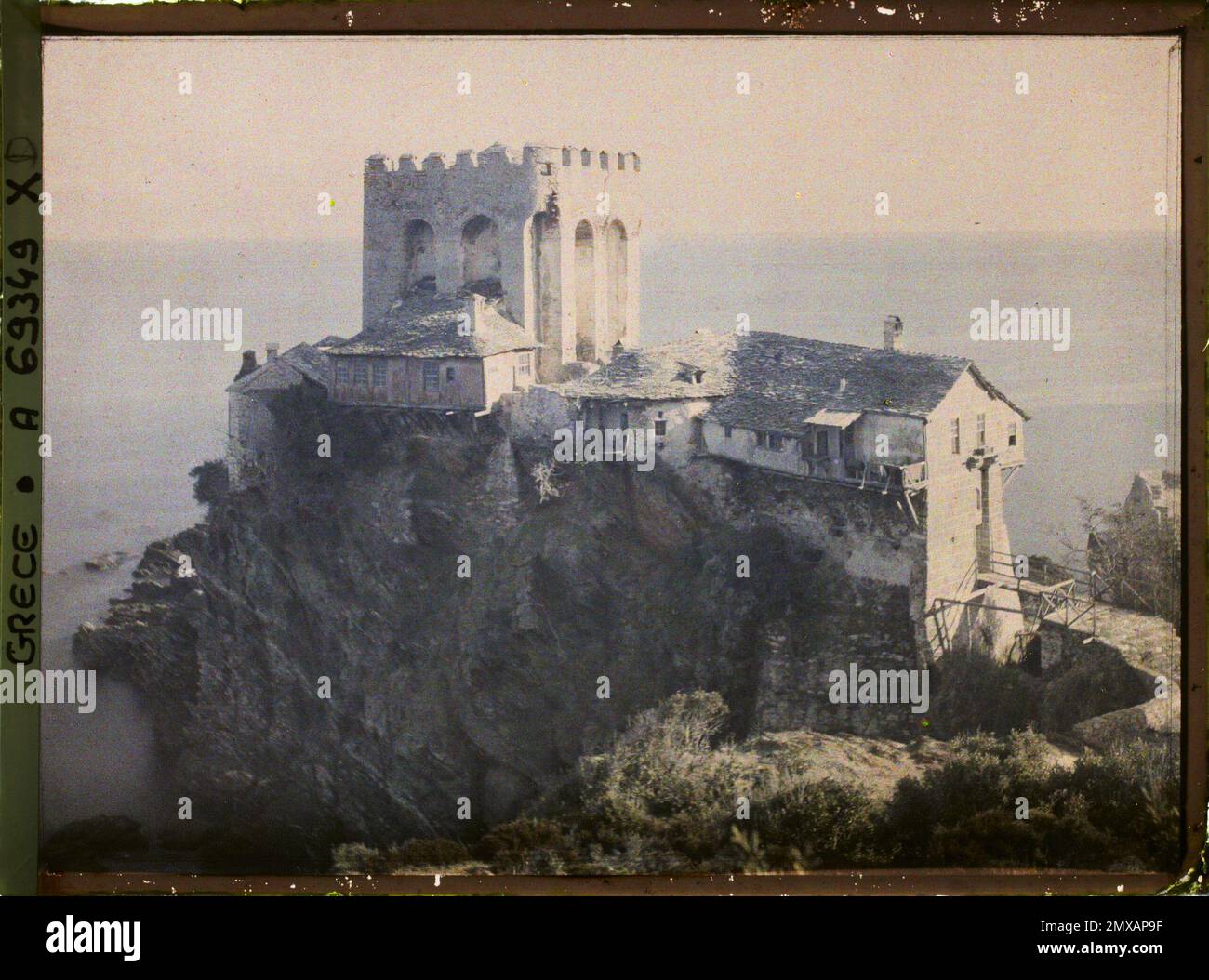 Sea ocean christianity monastery fortified architecture middle hi-res ...