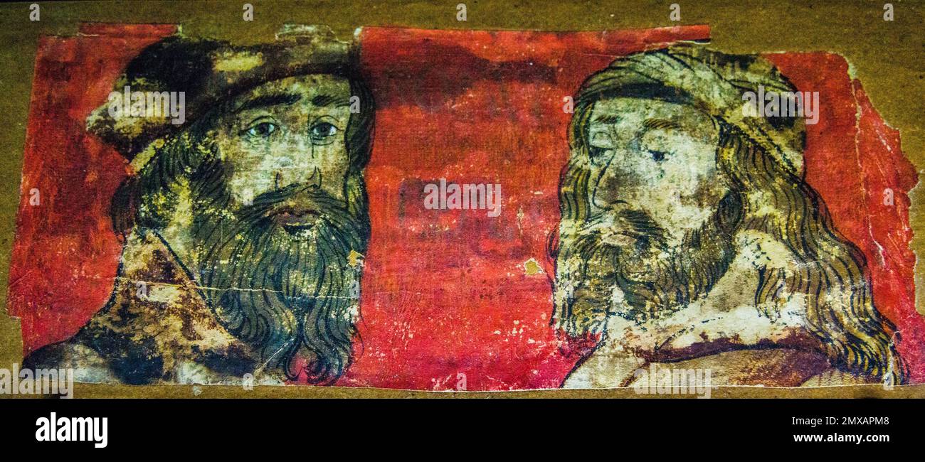 Portraits of Romulus and Remus, tempera drawings on paper, ca. 1470 ...