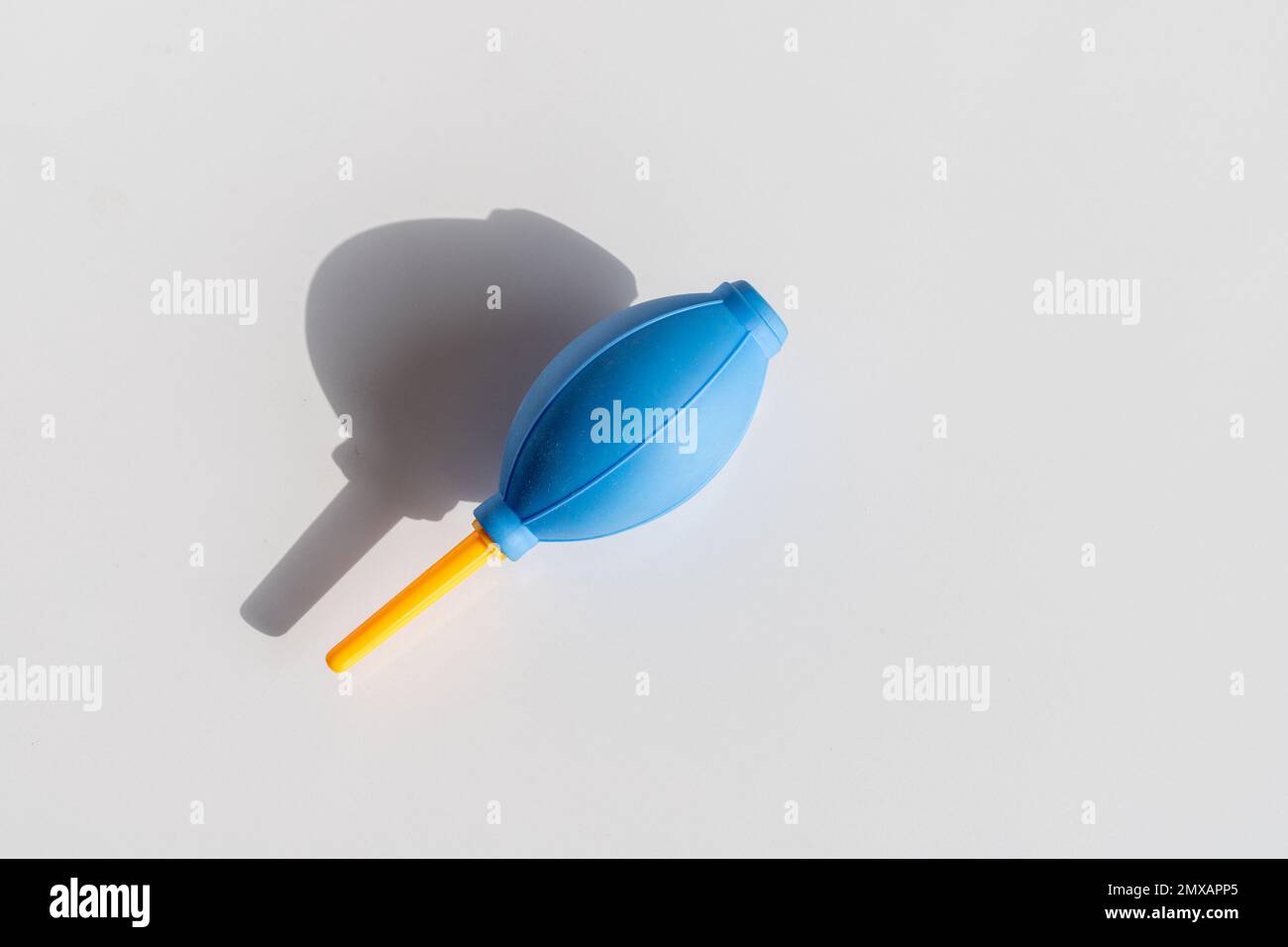 Dust blower cleaning tool on isolated white background Stock Photo - Alamy