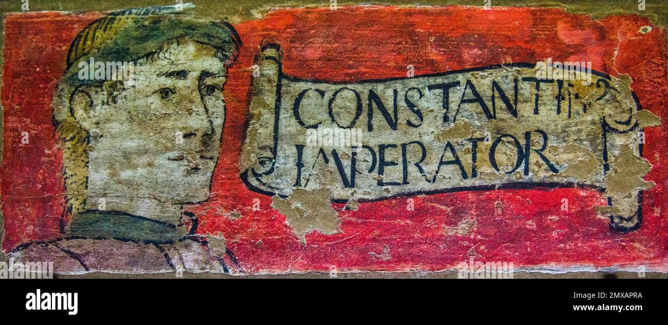 Famous Men, Constantin Imperator, tempera drawings on paper, ca. 1470 ...