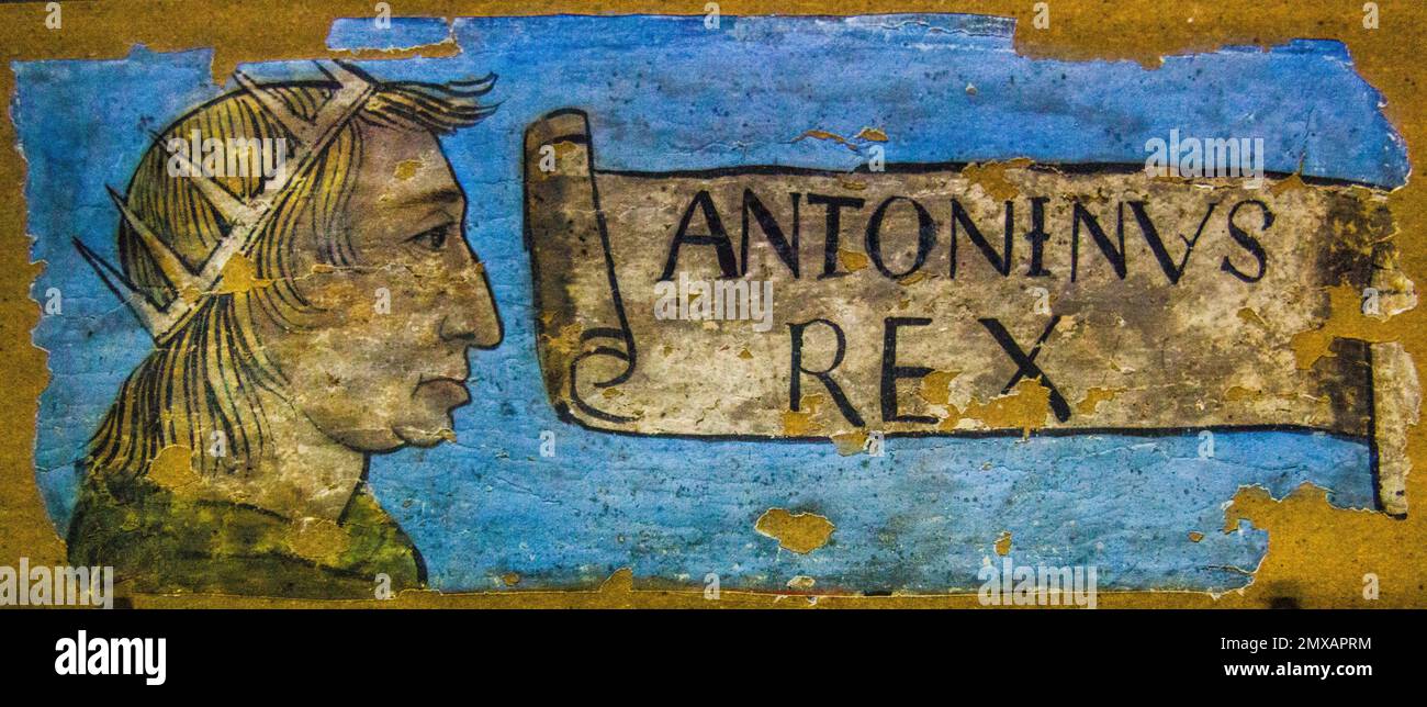 Famous Men, King Antony, tempera drawings on paper, ca. 1470, Museum ...