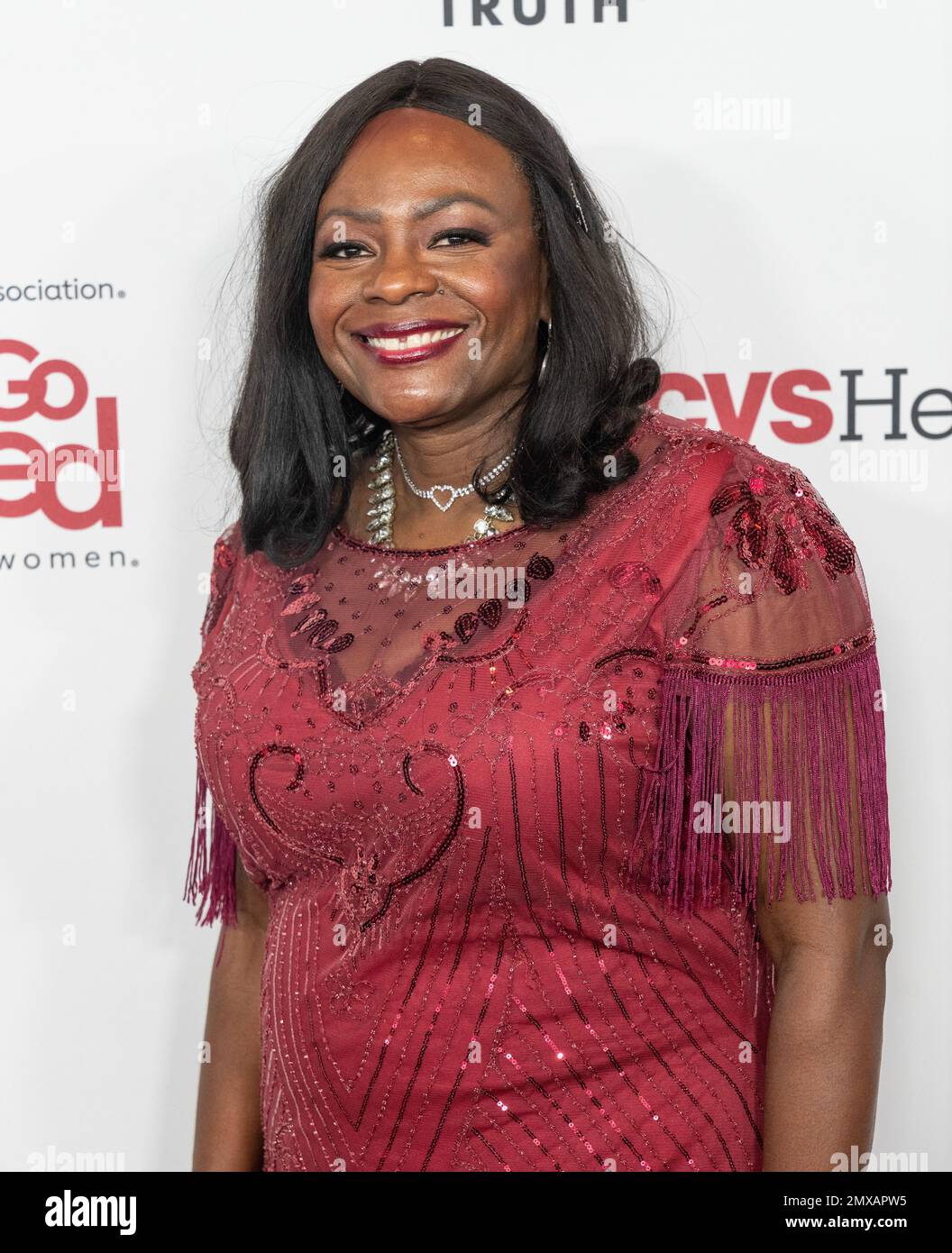 Michelle Albert attends American Heart Association’s Go Red for Women ...