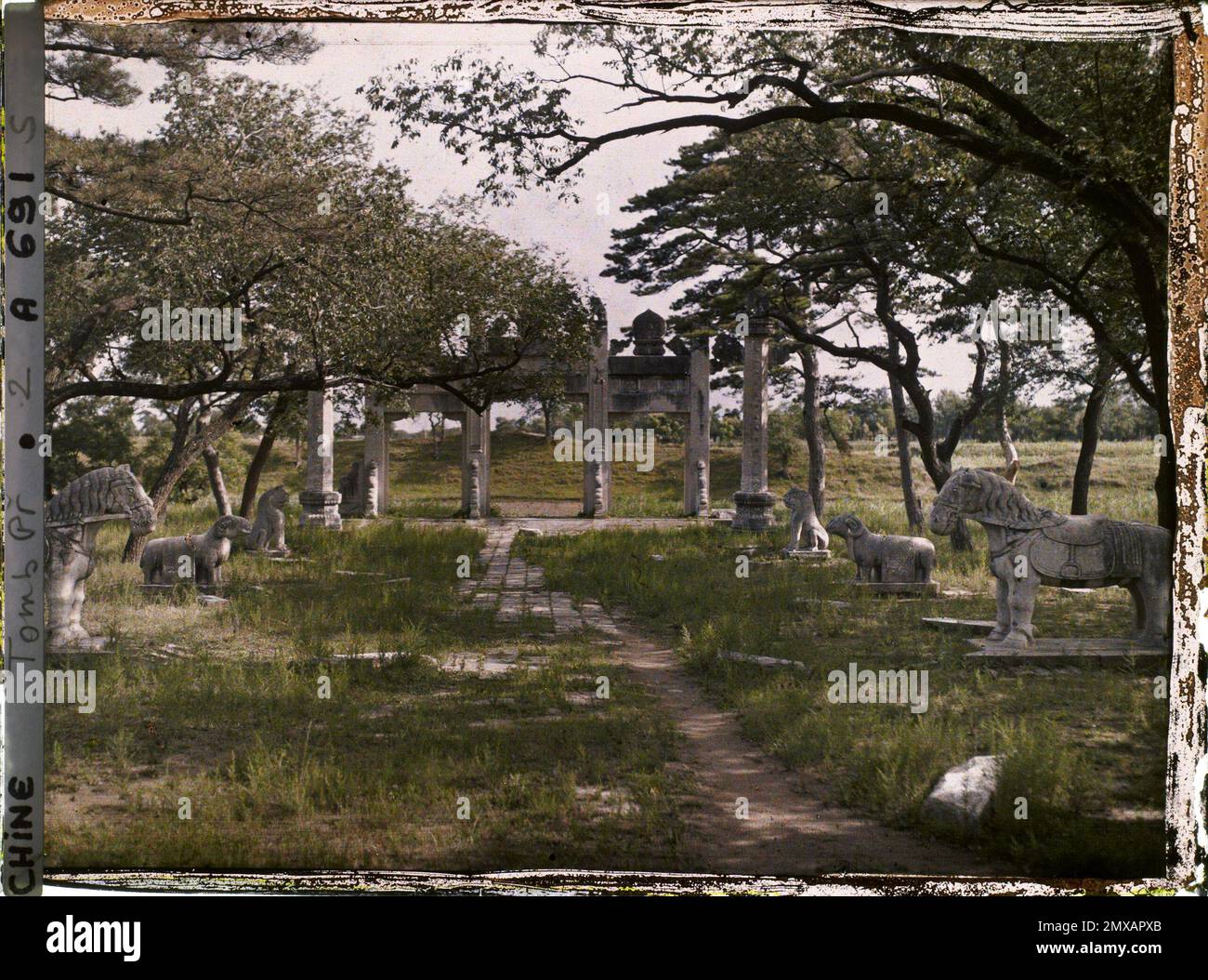 West suburbs of Beijing, China the tomb of Princess Fuhui, also called ...