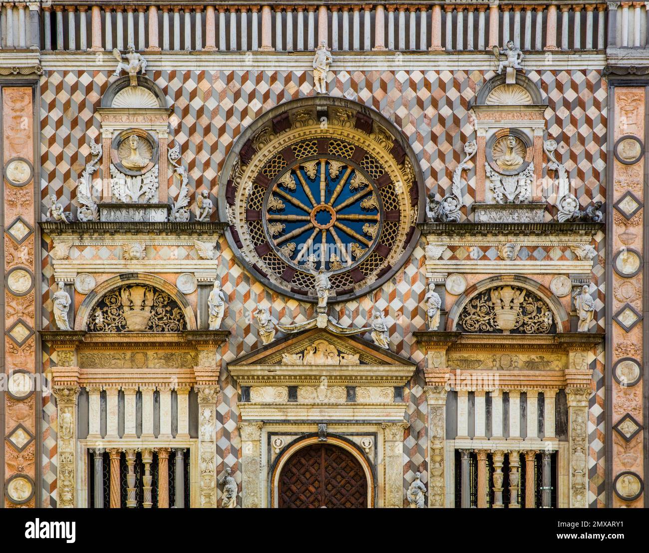 Colleoni Chapel, mausoleum for the mercenary leader Bartolomeo Colleoni ...
