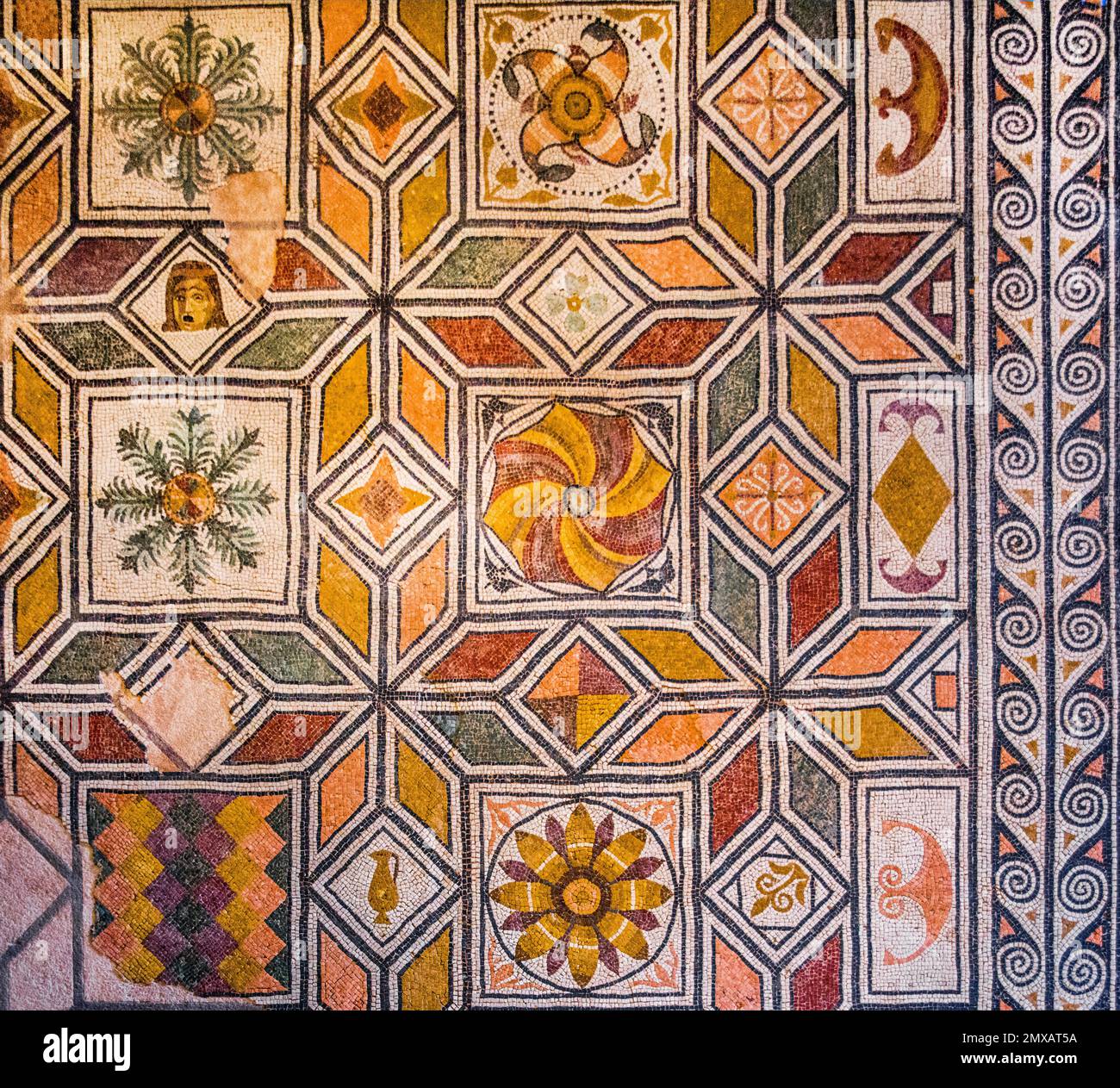 Mosaics and frescoes based on decorative models similar to those of ...