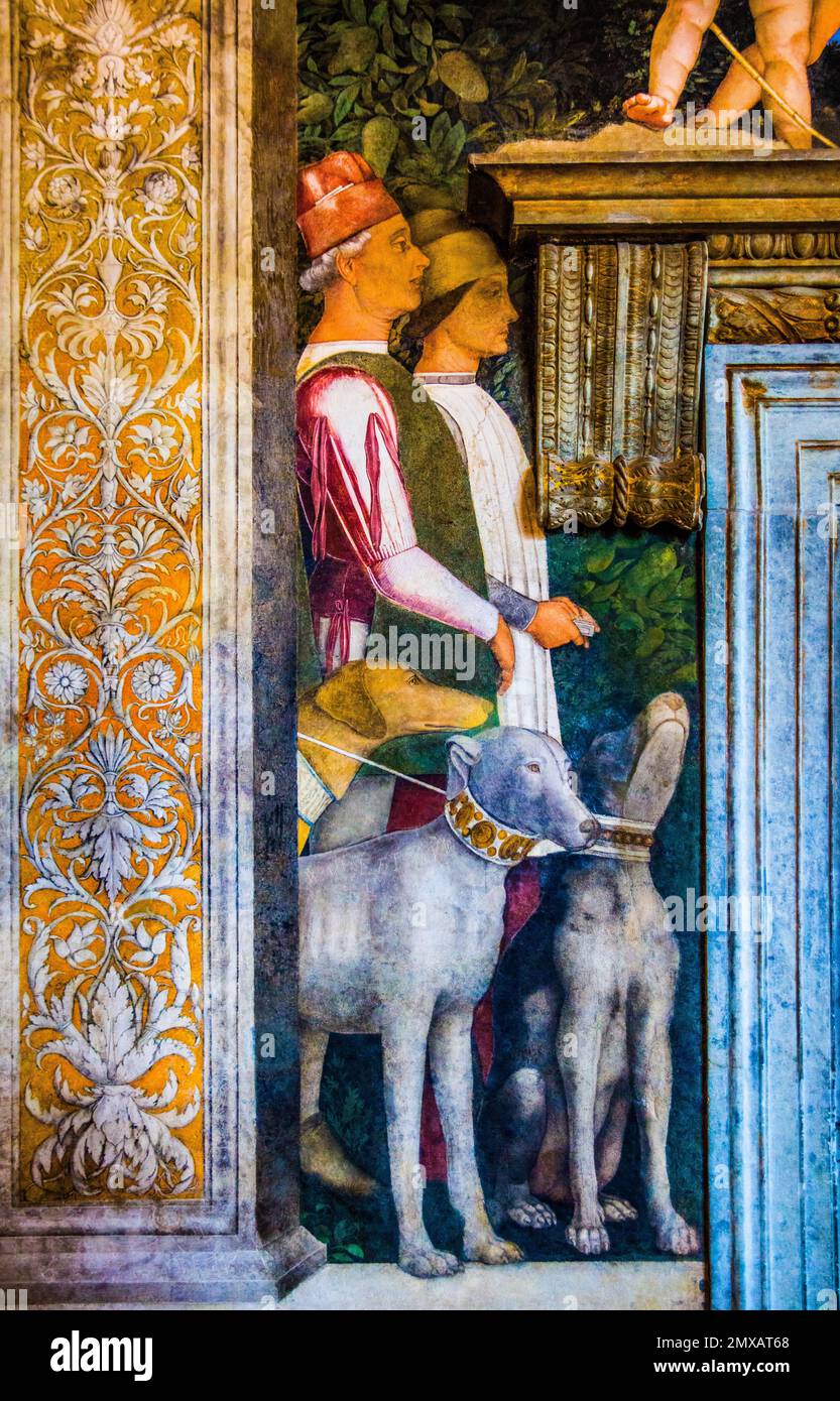 Fresco cycle: The Gonzaga Court, Camera degli Sposi, Bridal Room ...