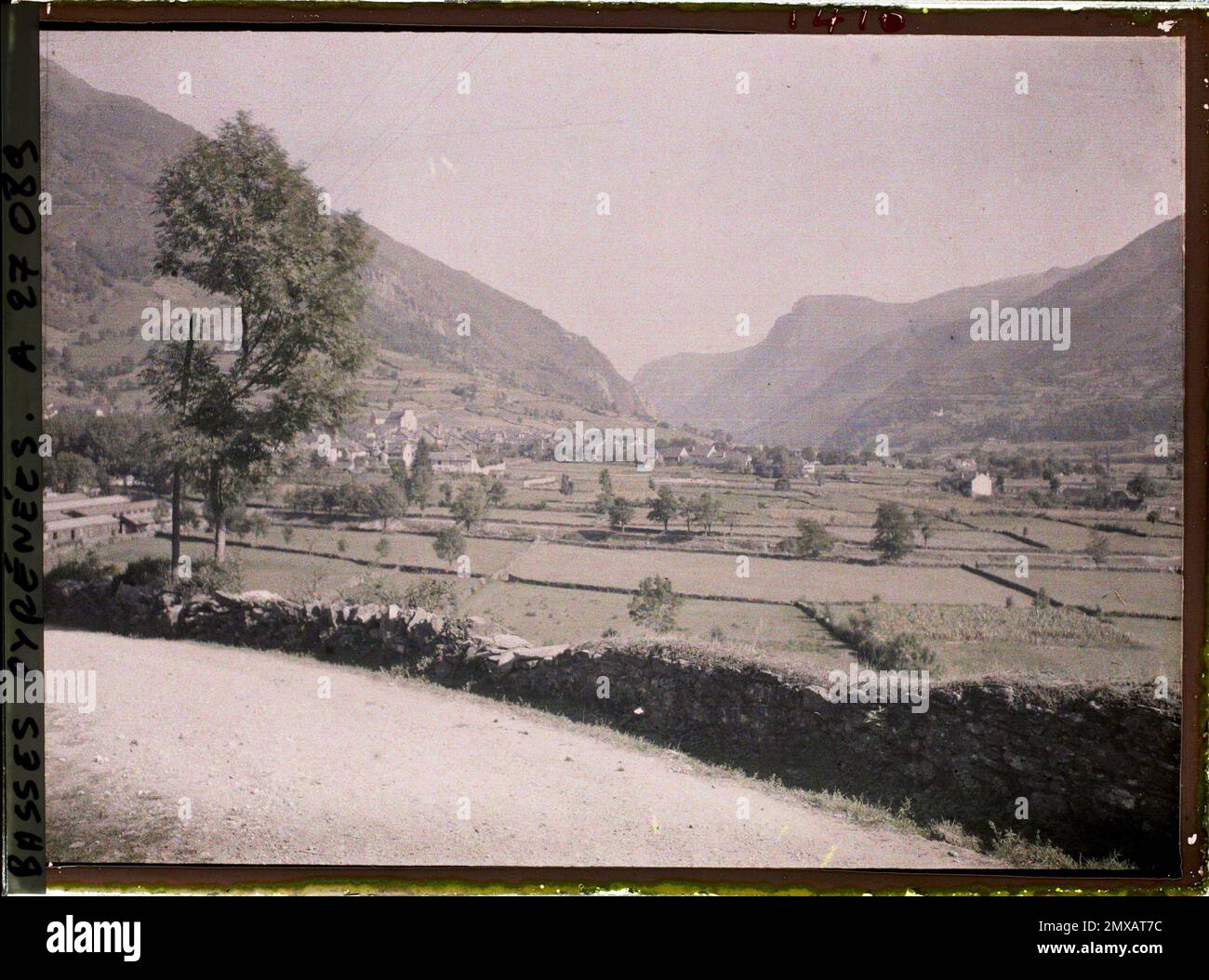 Landscape mont mountain field agglomeration panorama nature environment ...