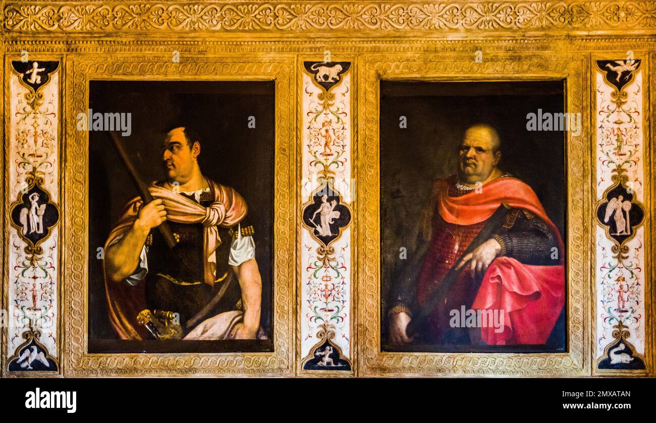 Hall of the Caesars, Palazzo Duccale, Royal Palace, San Giorgio Castle ...