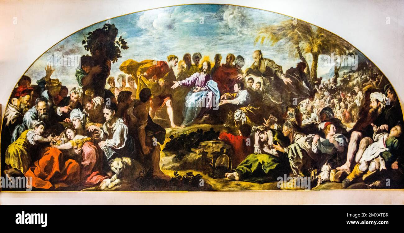 Multiplication of bread and fish, ca. 1620, Palazzo Duccale, Royal ...