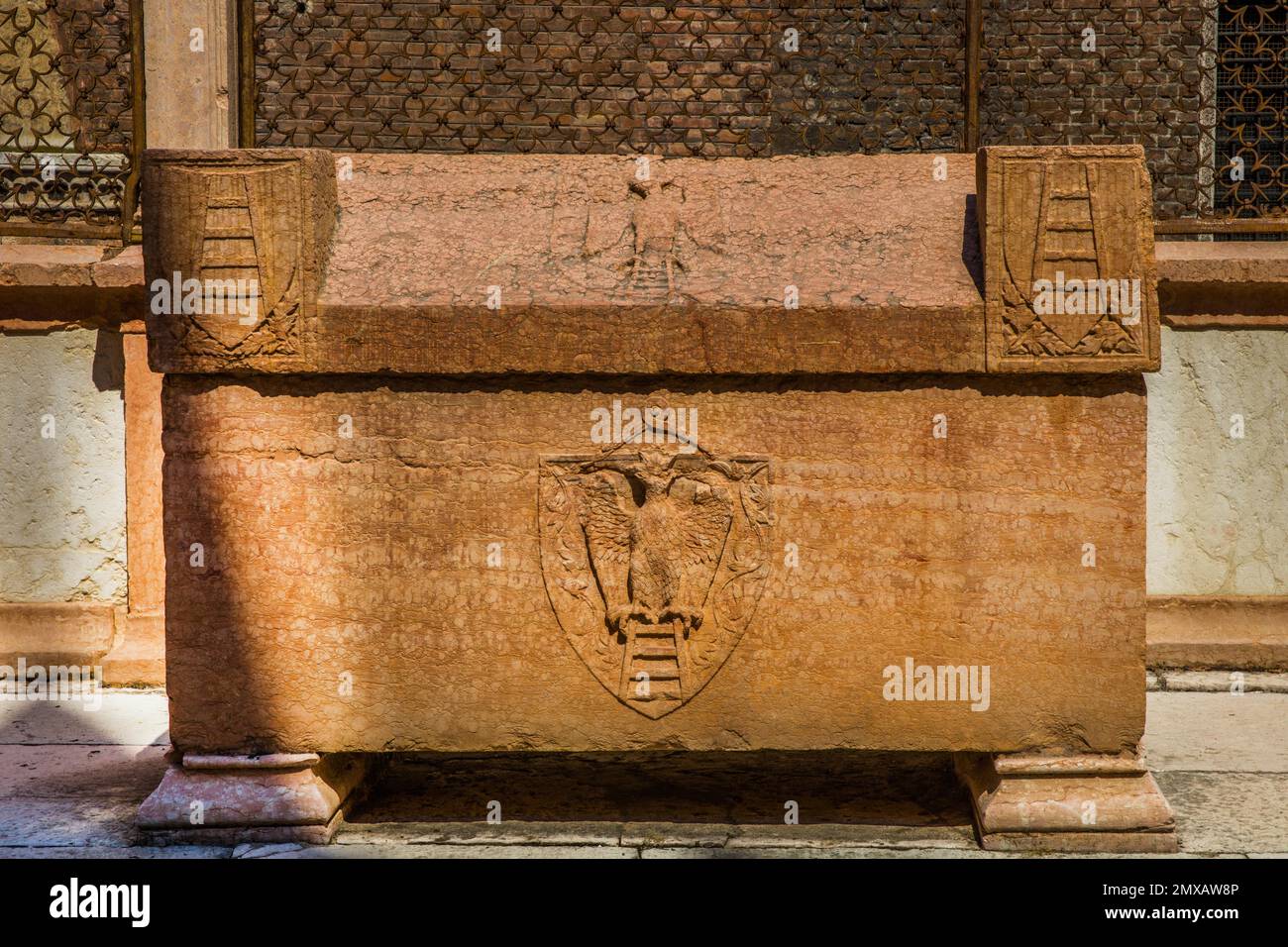 Stone sacophagus, Scavi Scaligeri, family tombs, 14th century Verona ...