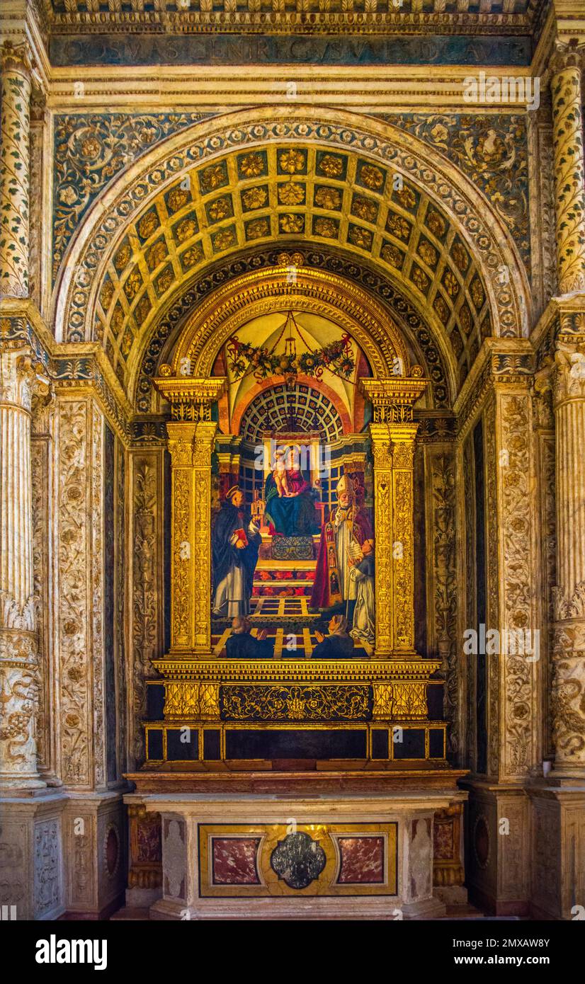 Centrego Altar, dedicated to the Dominican Thomas Aquinas, by Girolamo ...