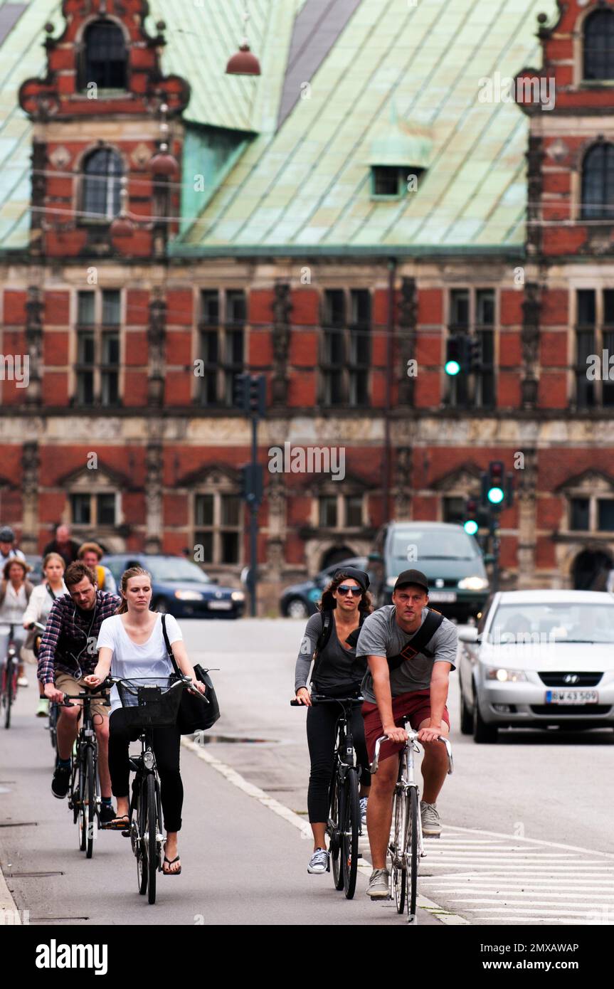 Cyclists in Copenhagen Stock Photo - Alamy