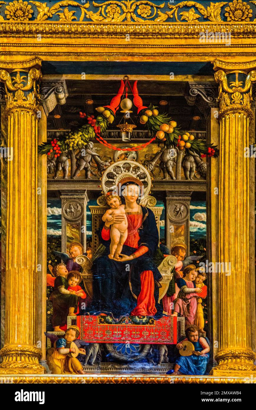 Mary with the Child JesusTriptych of the Zeno Altar, 1457-1460, by ...