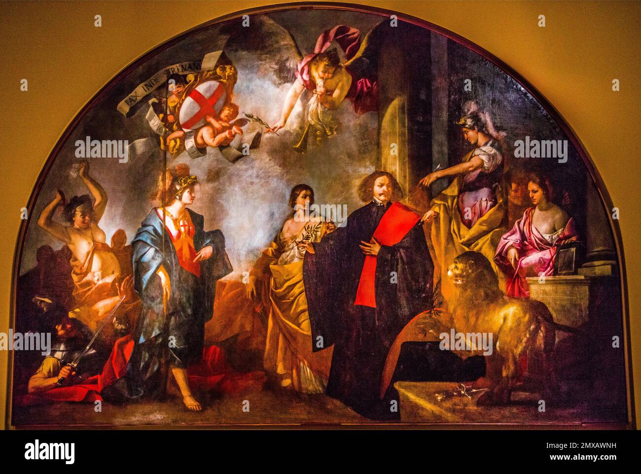 Francesco Maffei: Glorification of Girolamo Bragadin, 1648, Palazzo ...