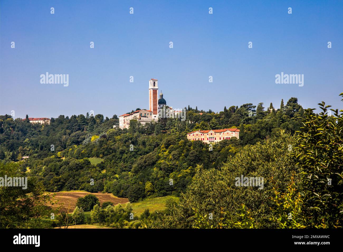 Basilica di Monte Berico, 17th century built by C. Borella, Vicenza ...
