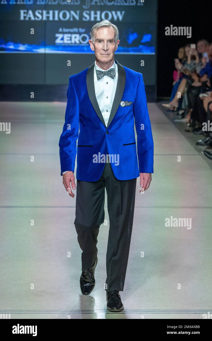 New York, United States. 01st Feb, 2023. Bill Nye walks the runway ...